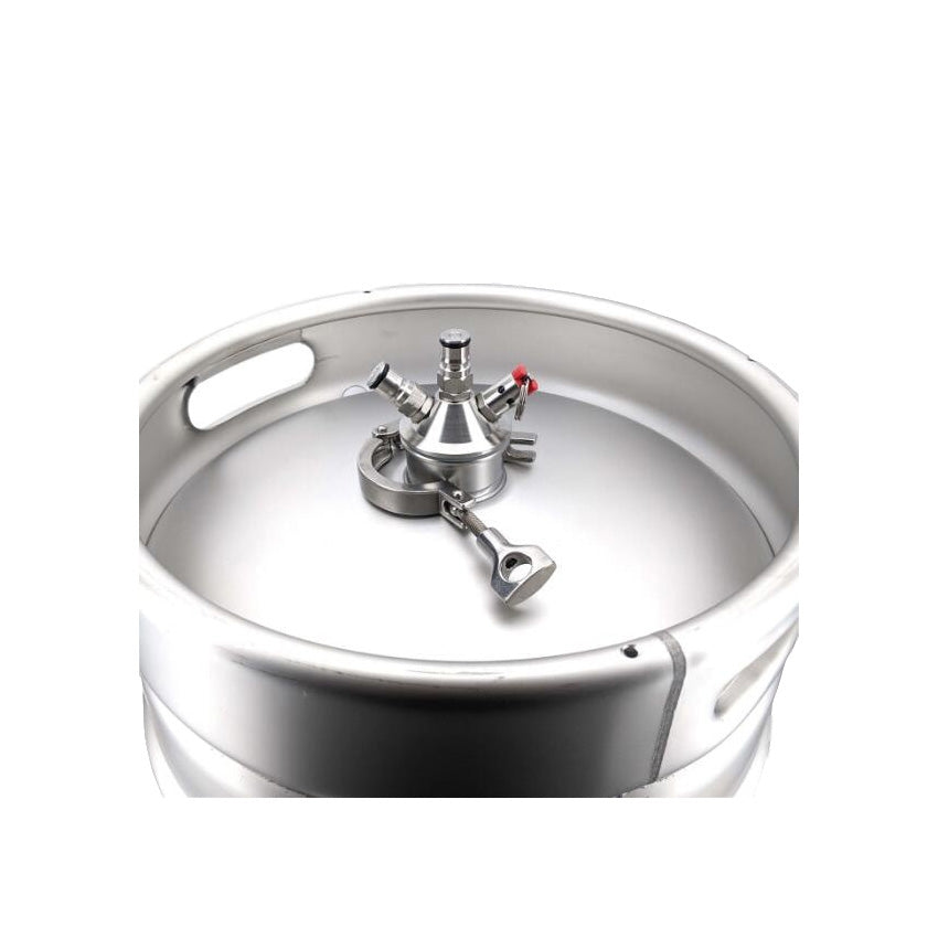 Commercial Keg Adaptor Ball Lock Tapping Head to 2 Inch Tri-Clover ...