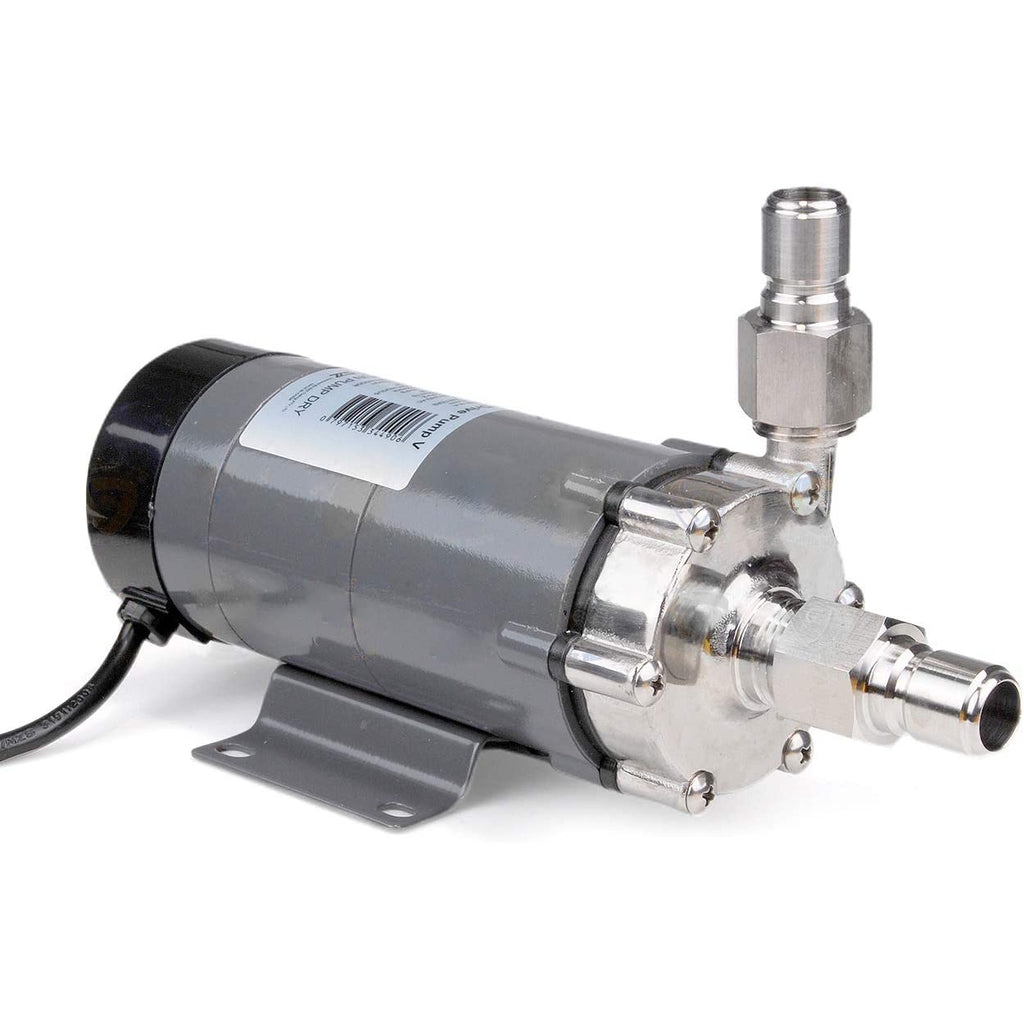 Triplej Magnetic Drive Brew Pump Stainless head and Disconnects Kit ...