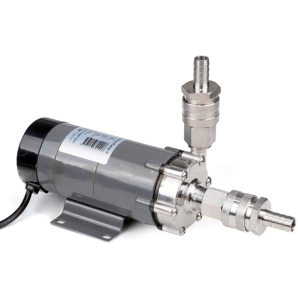 Triplej Magnetic Drive Brew Pump Stainless head and Disconnects Kit ...
