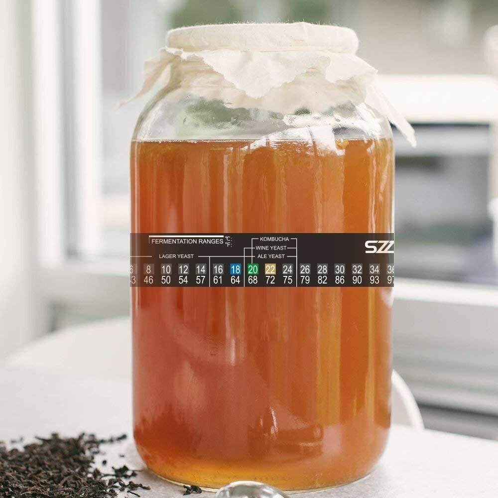 Stick on Thermometer for Home Brew 2C TO 36C Beer Spirits Wine ...